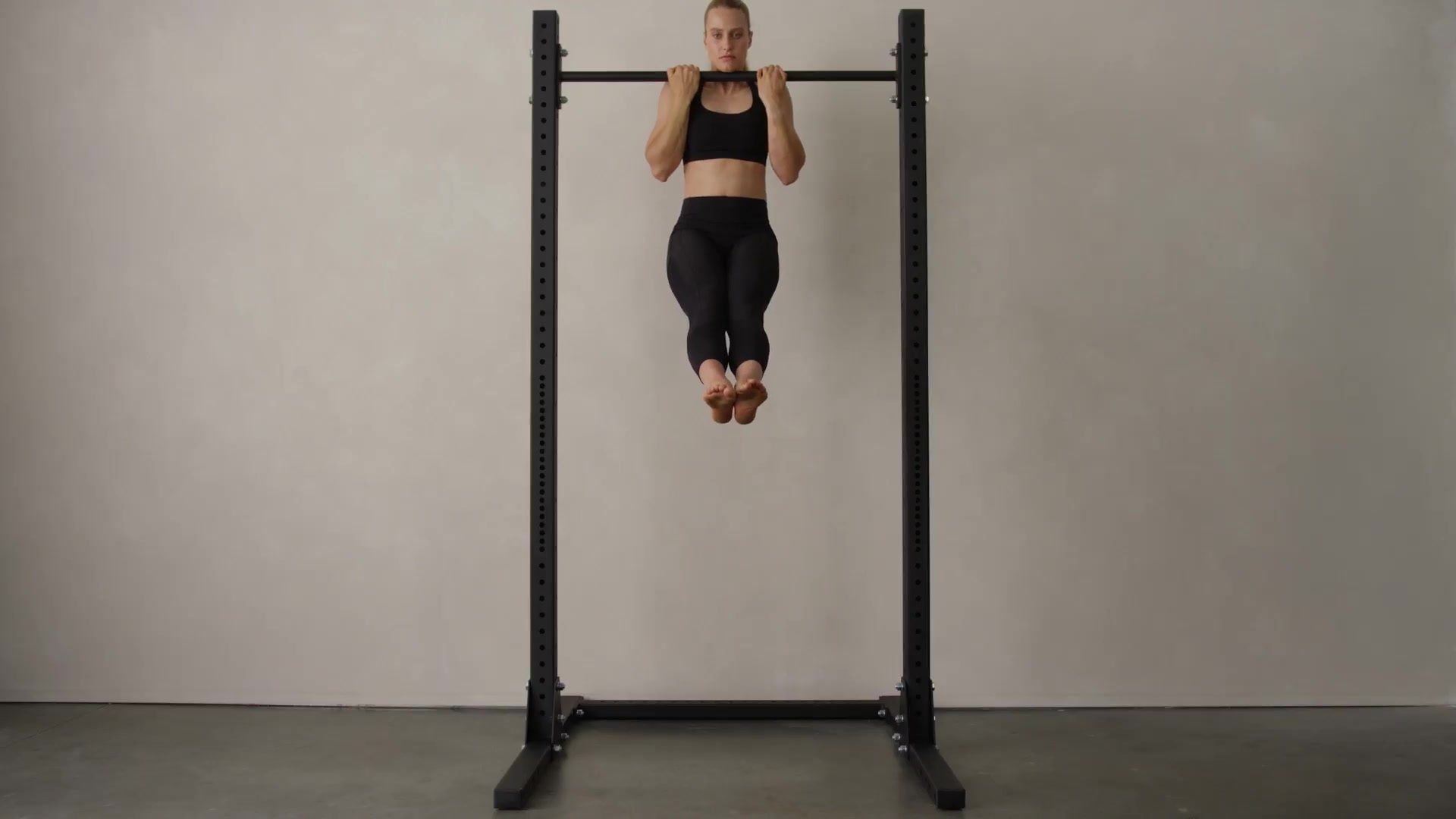 Chin Over Bar Hold Video Instructions Variations
