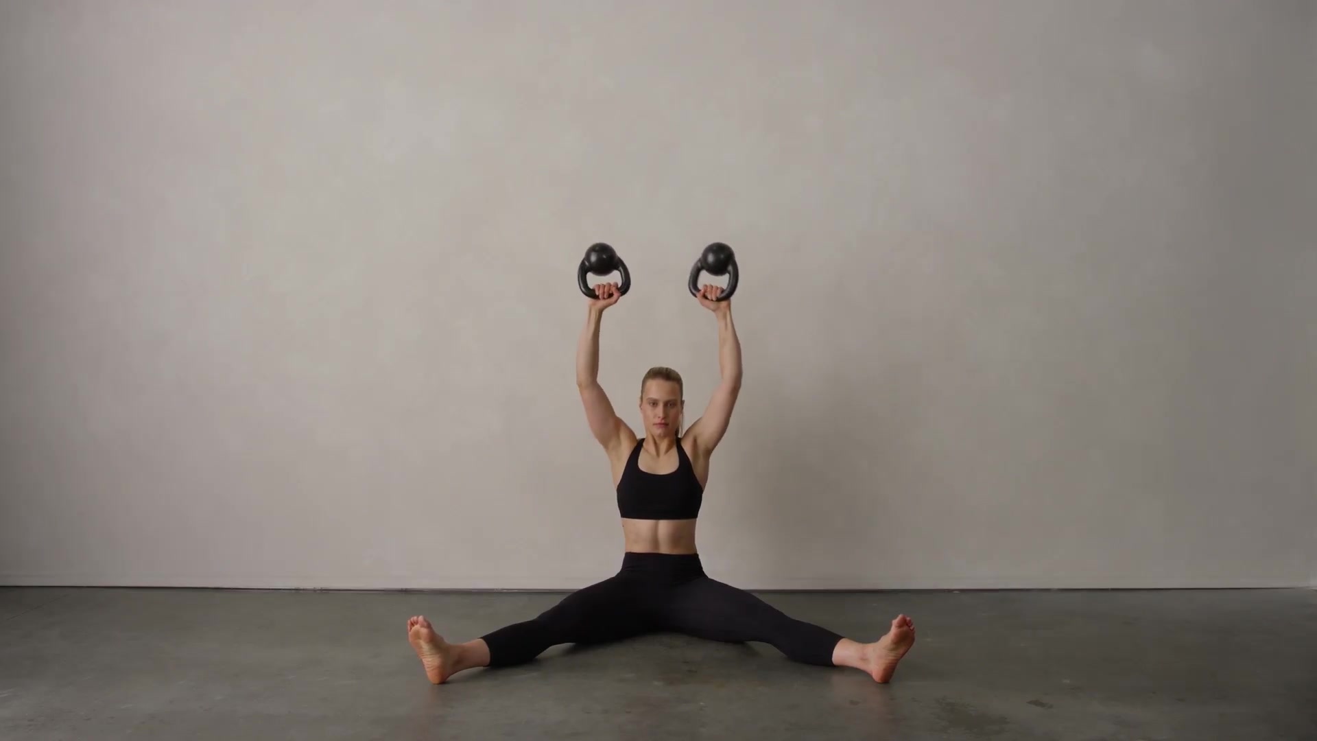 Floor Seated Bottom Up KB Press - Video, Instructions & Variations