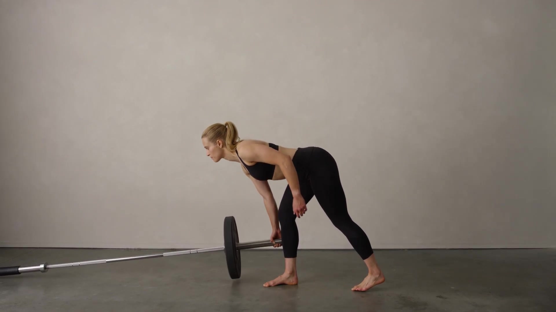 Staggered Stance Landmine Straight Leg Deadlift - Video, Instructions ...