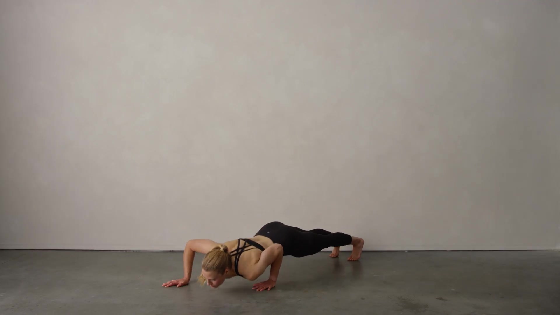 Staggered Stance Press Up - Video, Instructions & Variations